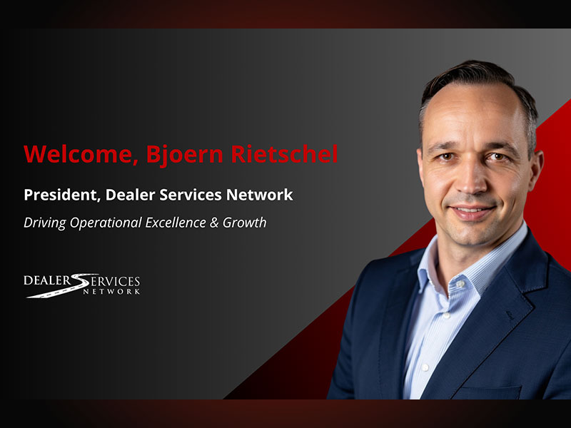 Dealer Services Network Names Bjoern Rietschel President